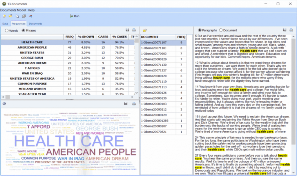 Easier. Import documents and create projects directly in WordStat. Use ...